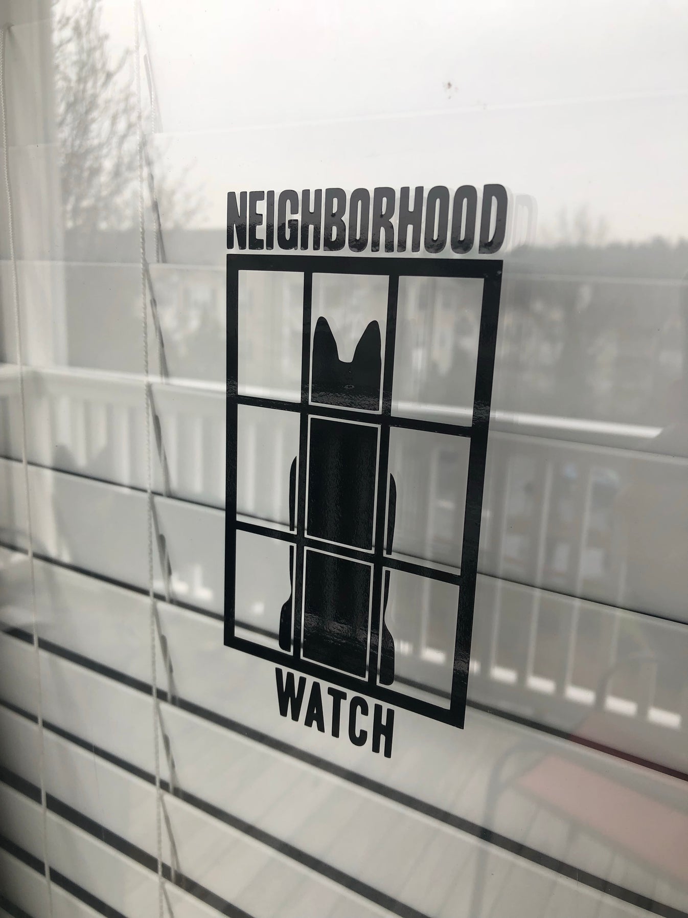 “Neighborhood Watch” Decal – Landshark Supply